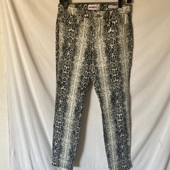 William Rast | Jeans | William Rast High Rise Skinny Ankle Snakeskin ...
